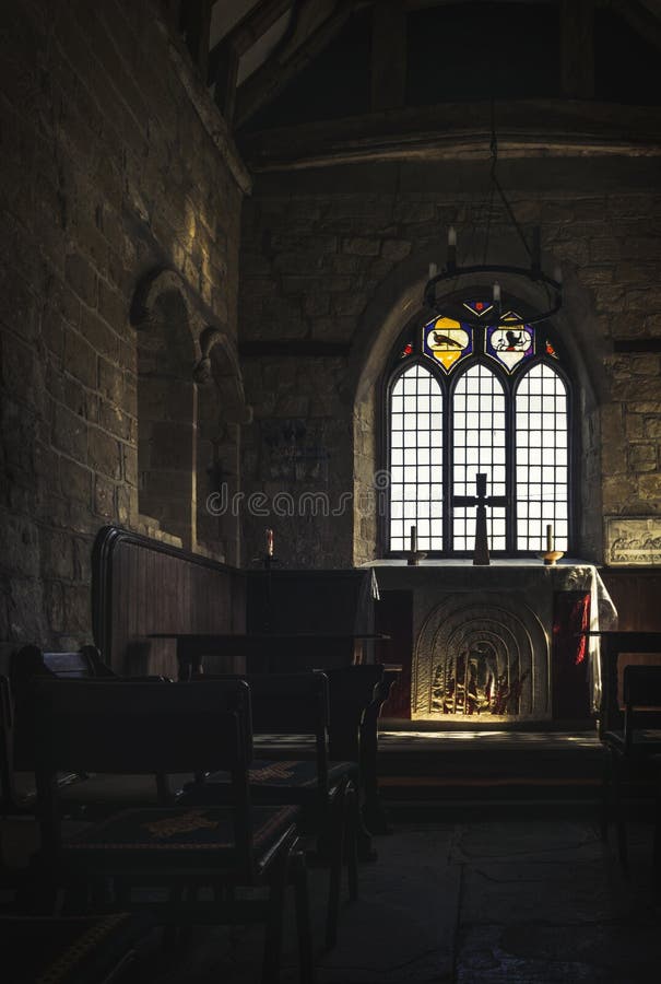 Medieval Church Interior stock image. Image of interior - 106027569