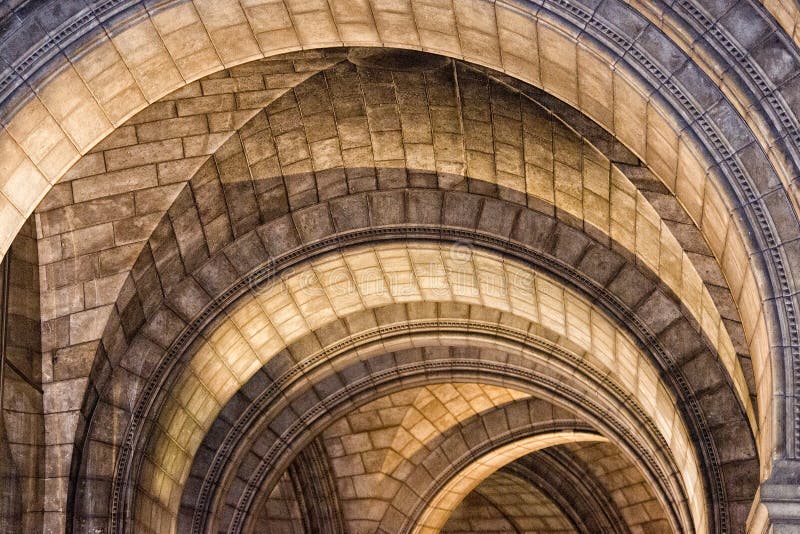 Medieval Church Stone Arches Stock Photo - Image of ancient, castle ...