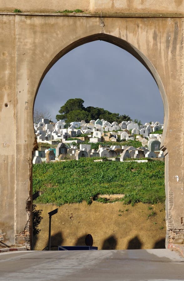 Medieval City Gate in Fes, Morocco Stock Image - Image of vertical ...