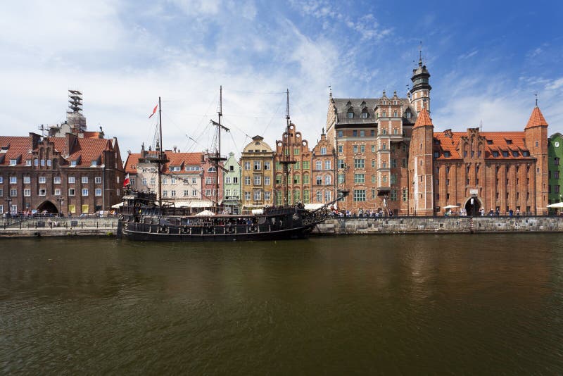 Medieval city of Gdansk editorial photo. Image of world - 74768461