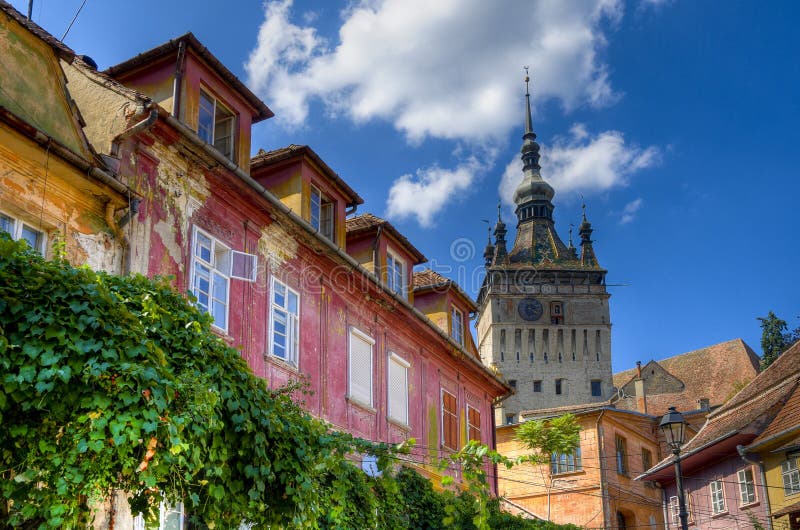 Medieval City of Sighisoara Stock Image - Image of festival, steps ...