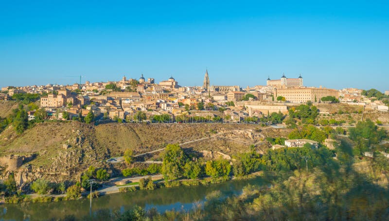 The Medieval City of Toledo Stock Image - Image of historic, medieval ...