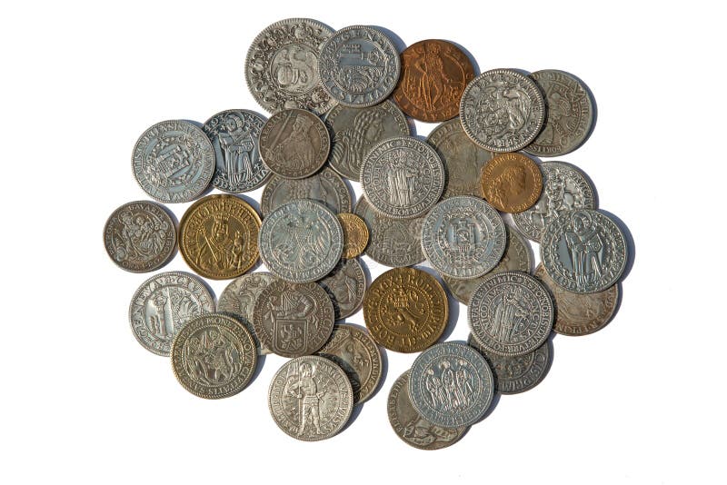 Medieval coins stock image. Image of historic, finance - 51106603