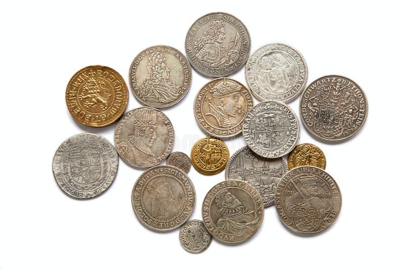 Medieval coins stock image. Image of historic, finance - 51106603
