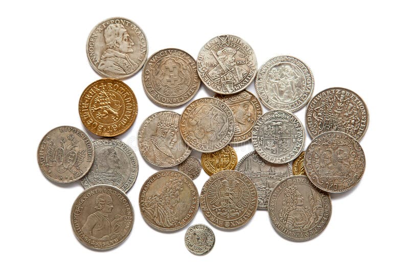 Medieval coins stock image. Image of historic, finance - 51106603