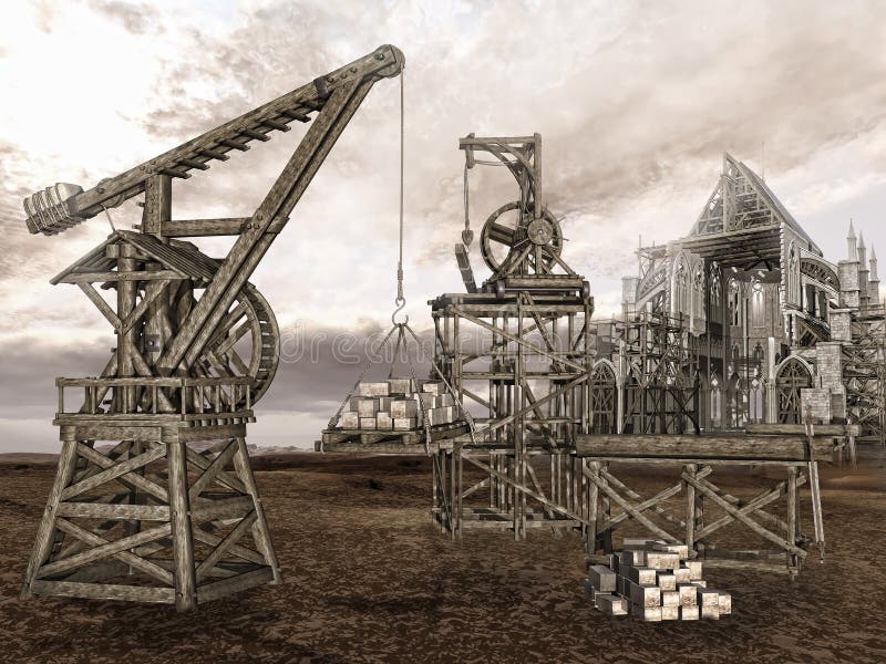 Medieval Construction Place Royalty Free Stock Photo - Image: 36375255