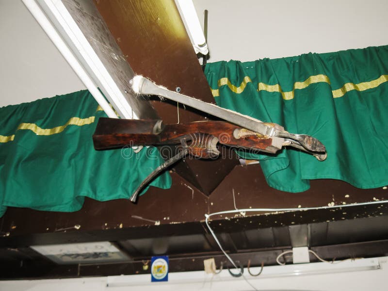 Medieval Crossbow on Display at Museum of Medieval Weapons in Prague in ...