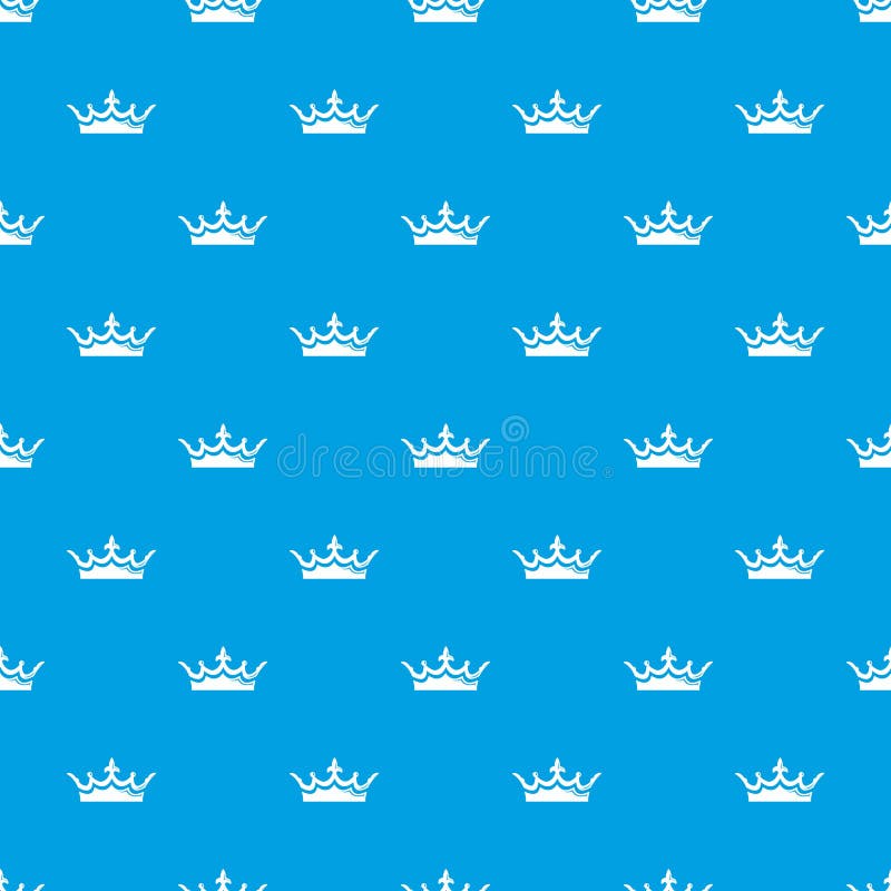 Medieval Crown Icon Blue Vector Stock Vector - Illustration of design ...