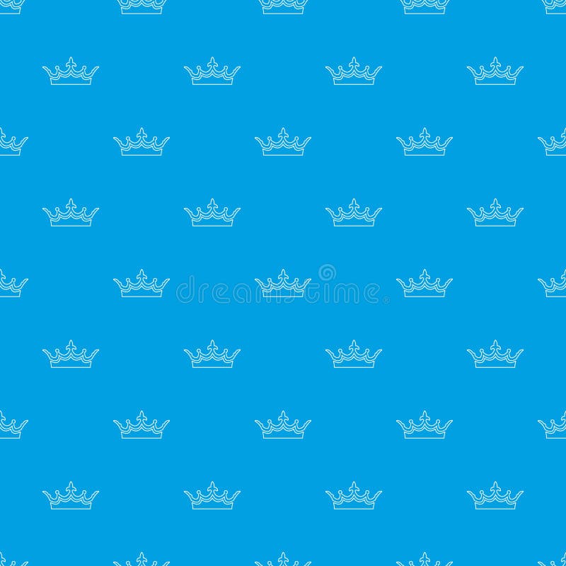 Medieval Crown Icon Blue Vector Stock Vector Illustration Of Design