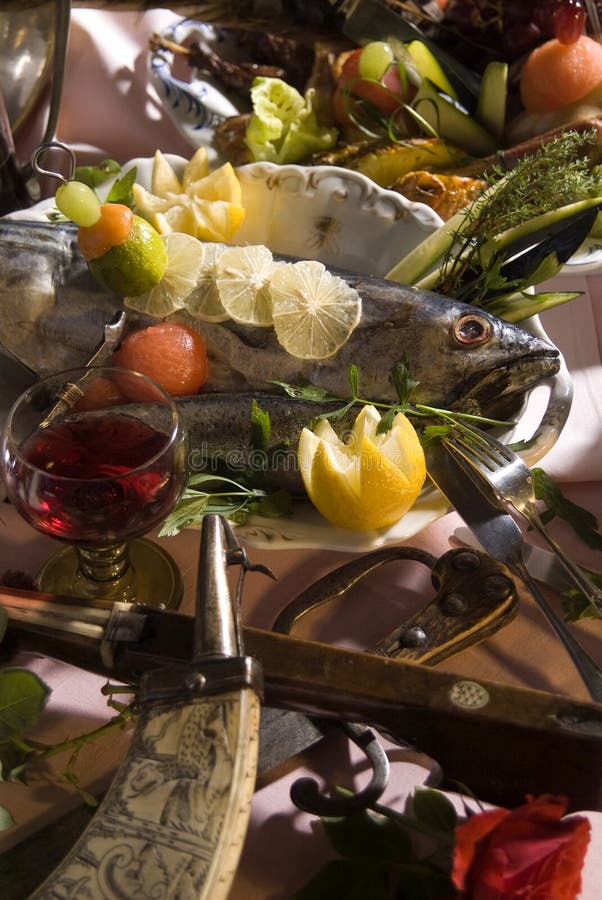 Medieval cuisine stock photo. Image of antiquity, rustic - 10490250