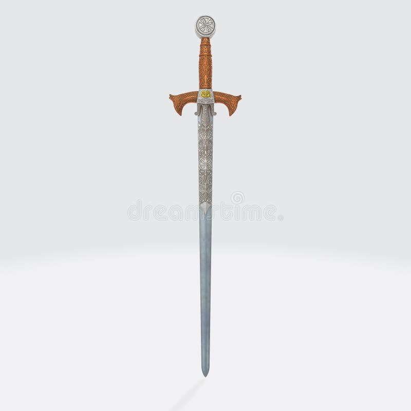Medieval Dagger, Occult Magic Object for Mystic Ritual Cartoon Style ...