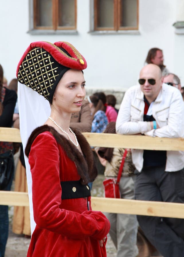 Medieval dance editorial stock photo. Image of kamenets - 25143598