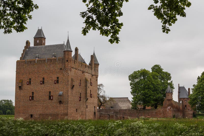 Medieval Doornenburg Castle Stock Photos - Free & Royalty-Free Stock ...