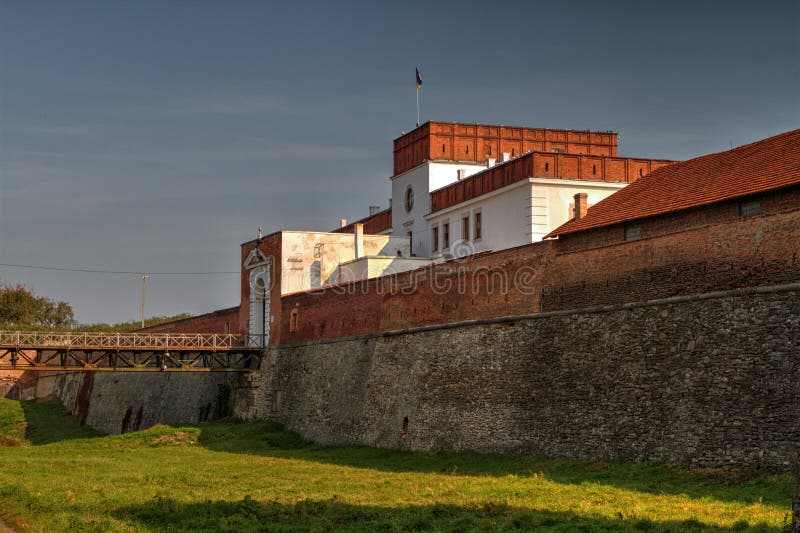 Dubno Castle stock image. Image of bridge, dubno, scenic - 34847577