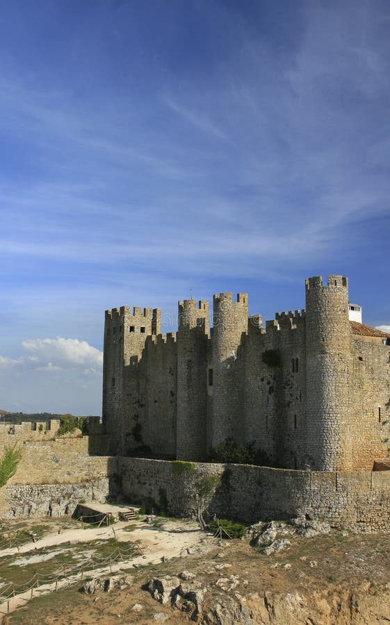 Medieval European Fortress with Towers Stock Image - Image of europe ...