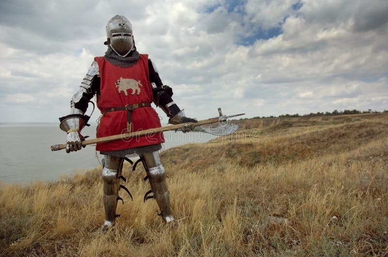 Medieval European knight stock image. Image of army, ecoregion - 4005345