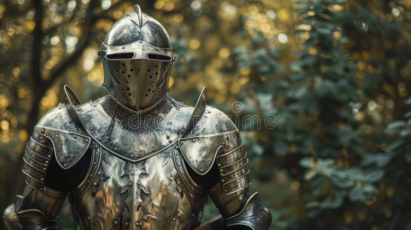 Medieval European Knight Armor Stock Illustration - Illustration of ...