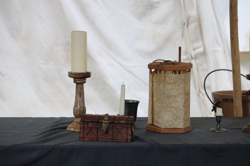 Medieval fair objects stock photo. Image of france, focus - 188179528