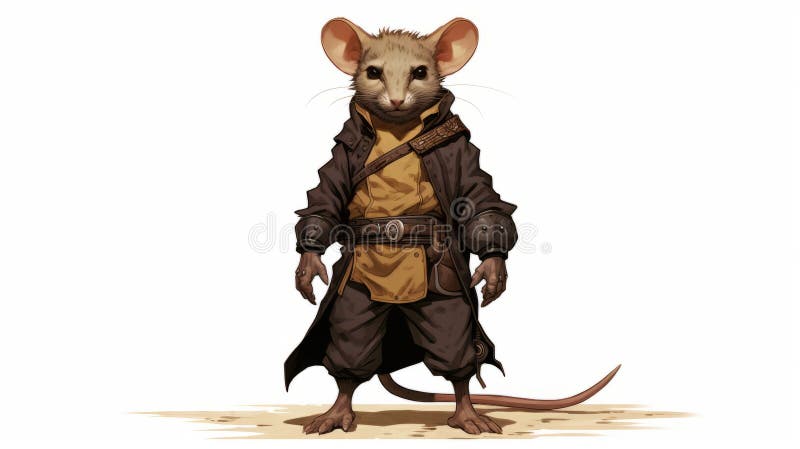 Medieval Fantasy Mouse in Coat Detailed Character Expression by Mike ...