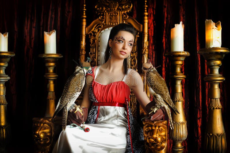 Medieval fantasy princess stock image. Image of europe - 40350189