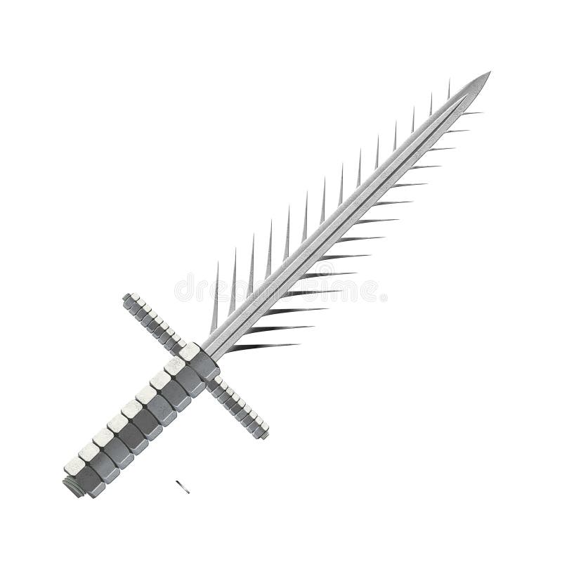 Medieval Fantasy Sword Silver with Nice Handle and Sharp Blade Stock ...