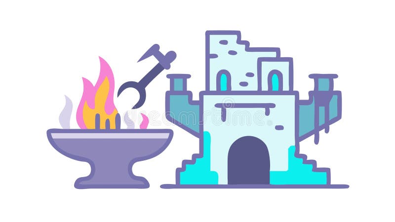 Medieval Forge, Ancient Craftsmanship, Historical Engineering, Fantasy ...