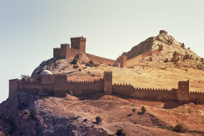 Medieval fort stock photo. Image of destinations, conflict - 26003192