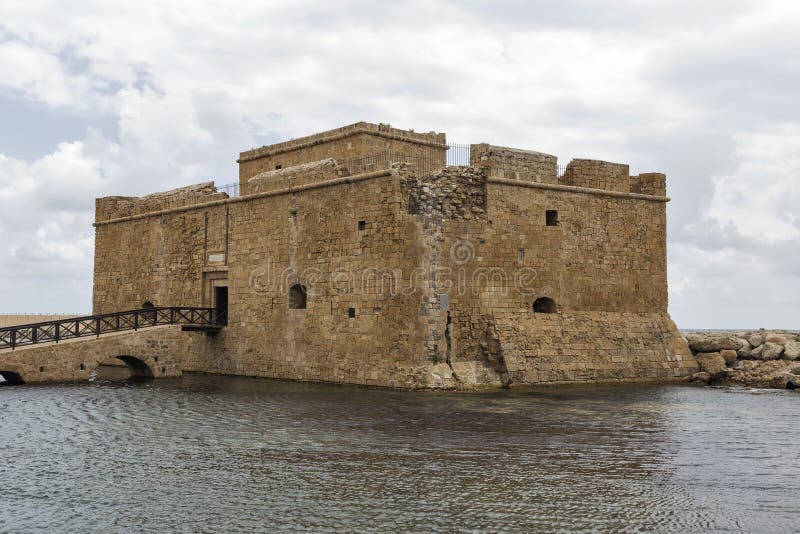 Medieval Fort in Paphos on Cyprus Stock Photo - Image of outdoors ...