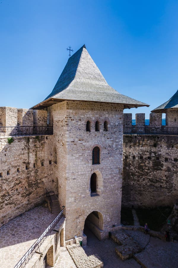 Medieval fort in Soroca editorial stock photo. Image of fortification ...