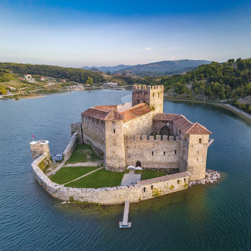 Medieval Fortification, AI Generated Stock Illustration - Illustration ...