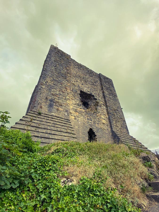 Clitheroe Castle stock image. Image of outdoor, wall - 240109815