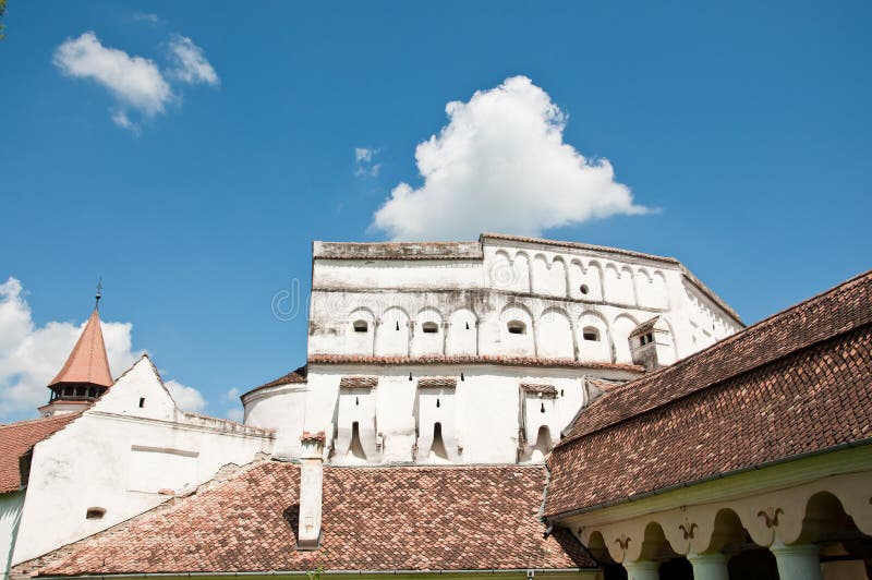 Medieval Fortified Church in Transylvania Stock Photo - Image of saxon ...