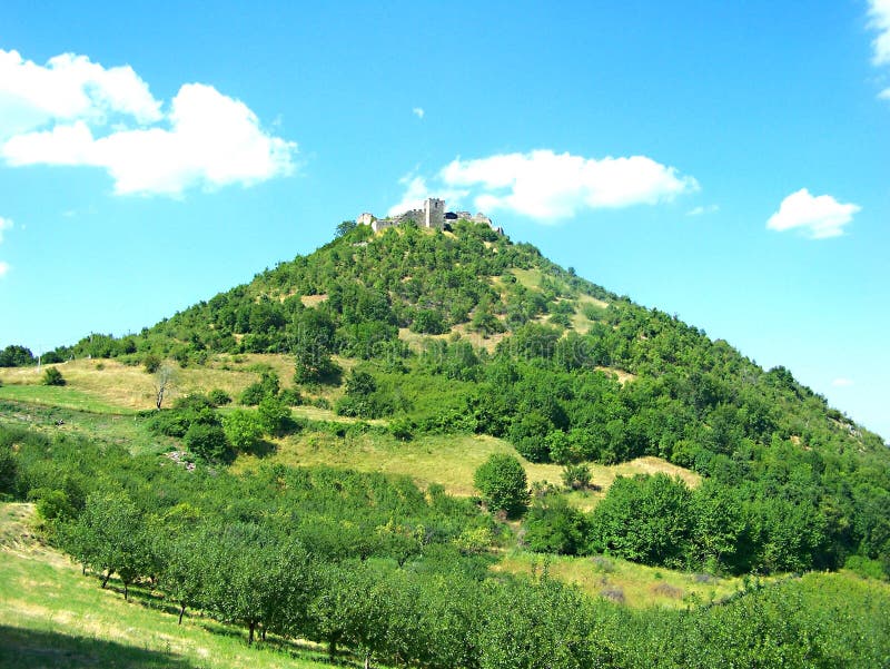 Medieval fortress Koznik stock image. Image of fortress - 102006401