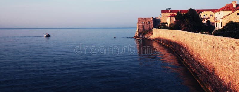 Medieval Fortress Sea (Europe) Stock Photo - Image of fort, history ...
