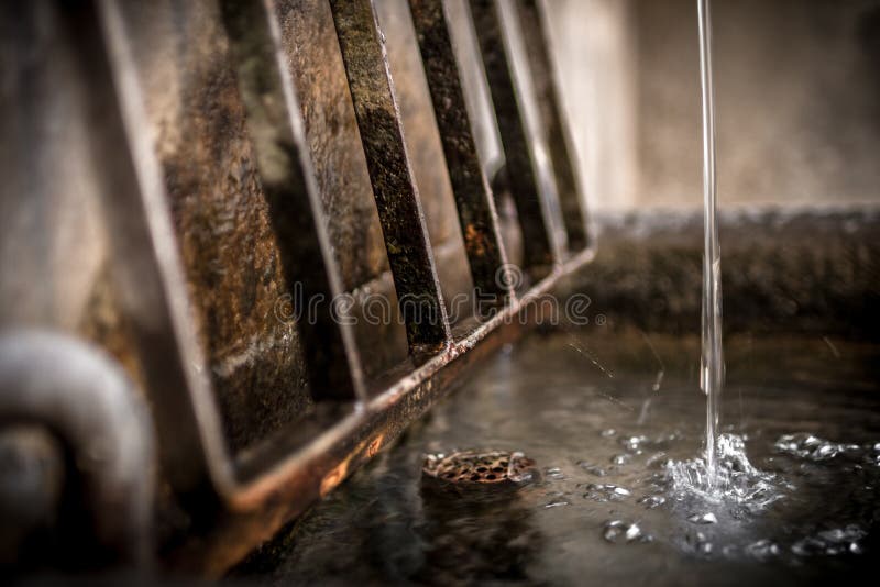 Medieval fountain stock photo. Image of antique, locked - 45407752