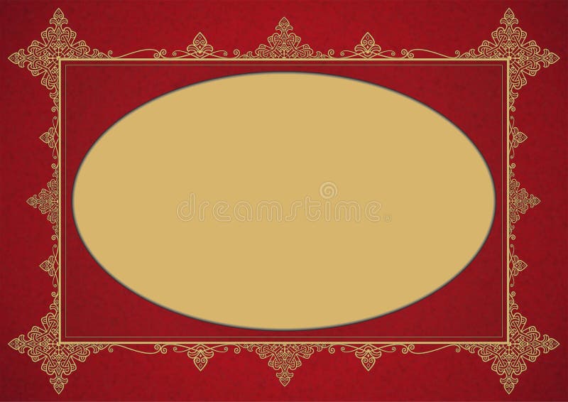 Medieval Frame with Copy Space Stock Illustration - Illustration of ...