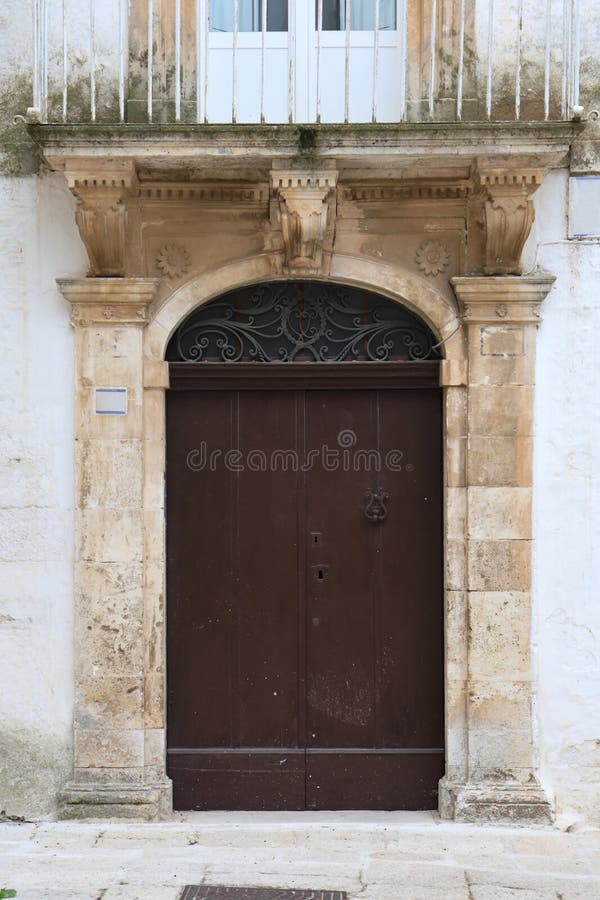 Medieval front door stock image. Image of front, house - 345451755