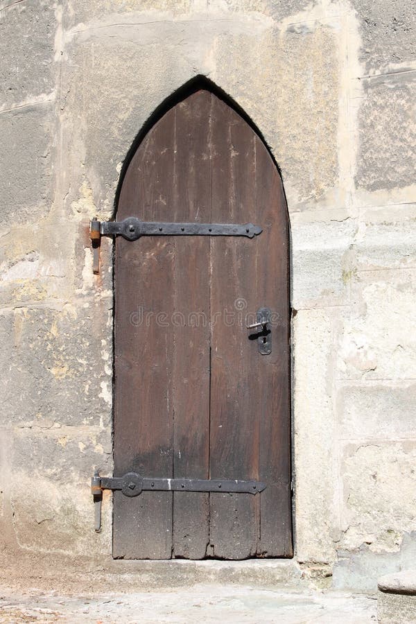 Medieval front doors stock image. Image of historical - 30457155