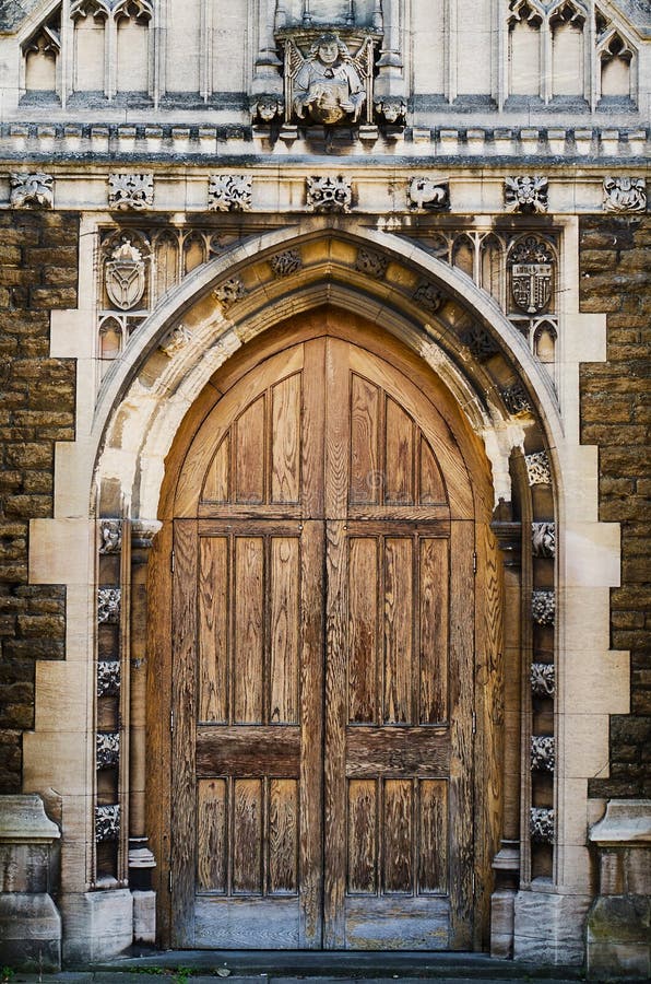 Medieval front doors stock image. Image of catholic, secret - 60959991