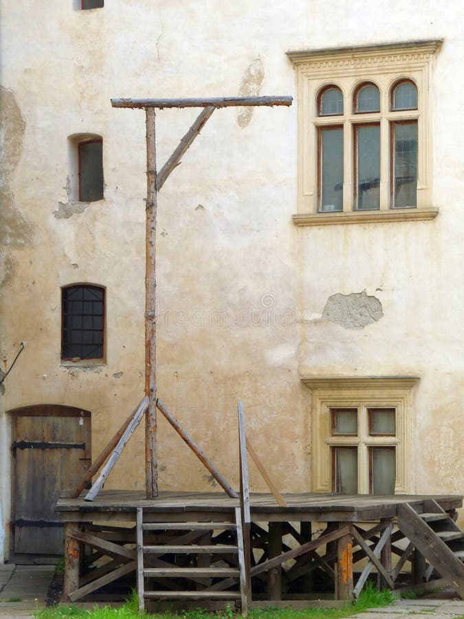Medieval gallows stock photo. Image of hangman, depression - 9244666