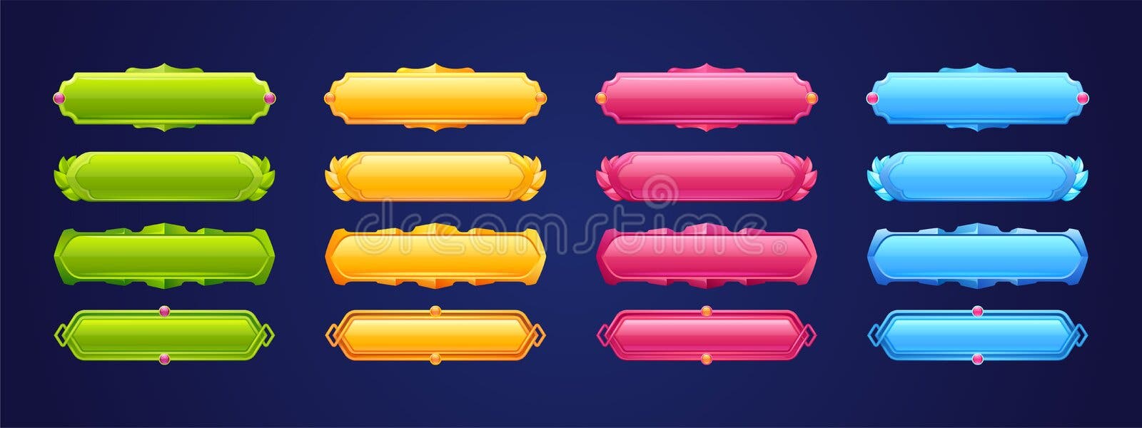 3d Oblong Web Buttons Stock Illustrations – 25 3d Oblong Web Buttons ...