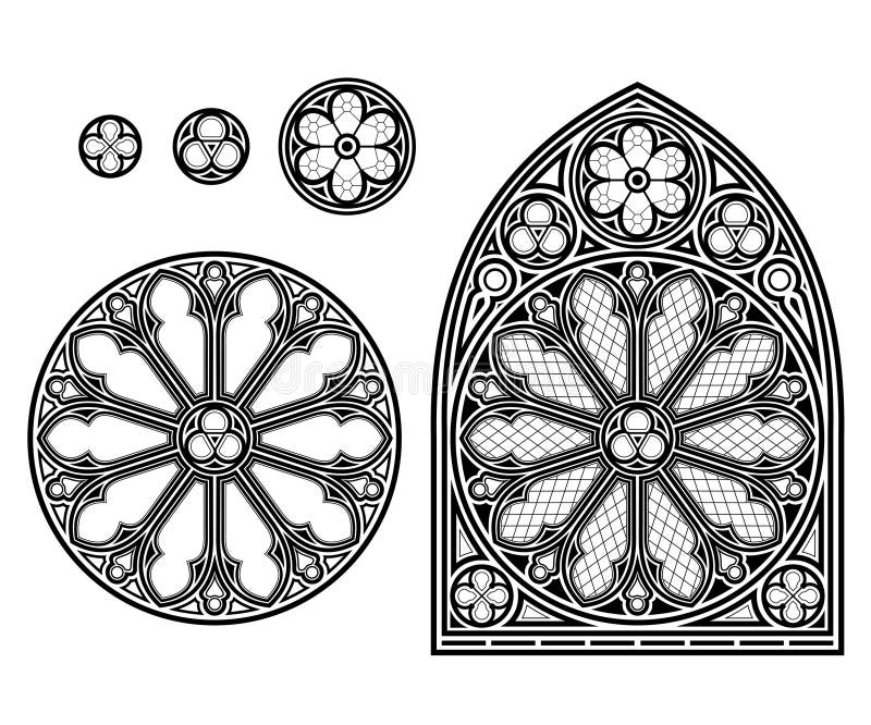 Cathedral Window Column Stock Illustrations – 1,356 Cathedral Window ...
