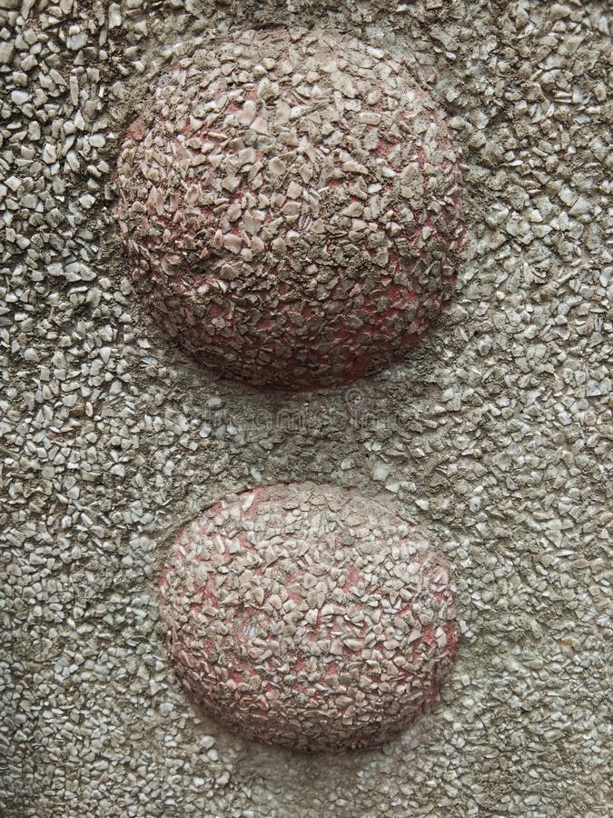 Medieval Granite Walls with Round Textures in the Background Stock ...