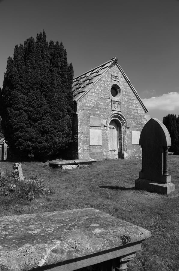 Medieval Graveyard stock image. Image of graveyard, building - 80078295