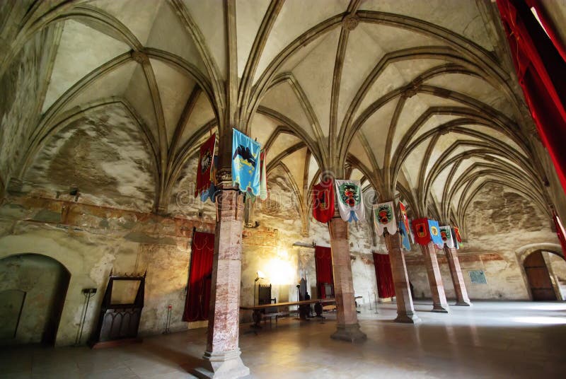 Medieval hall stock photo. Image of enchanting, dungeons - 10192460