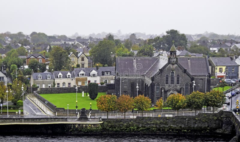 Medieval and Historic Town of Limerick, Ireland Stock Image - Image of ...