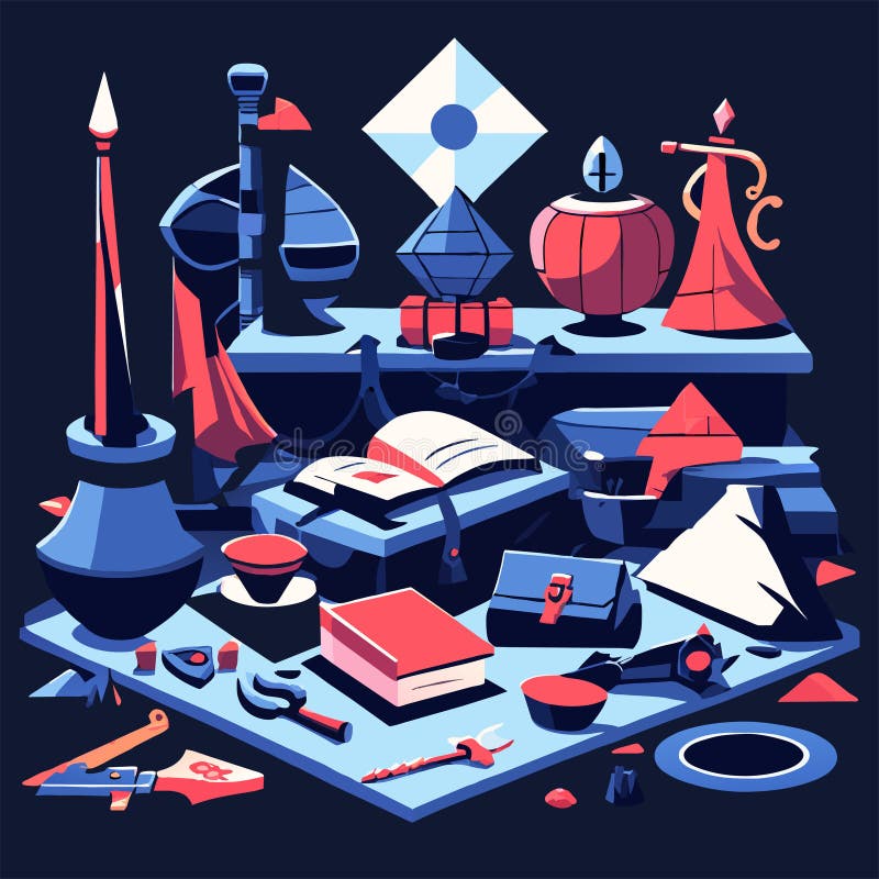 Medieval History Concept. Vector Illustration of Medieval History ...