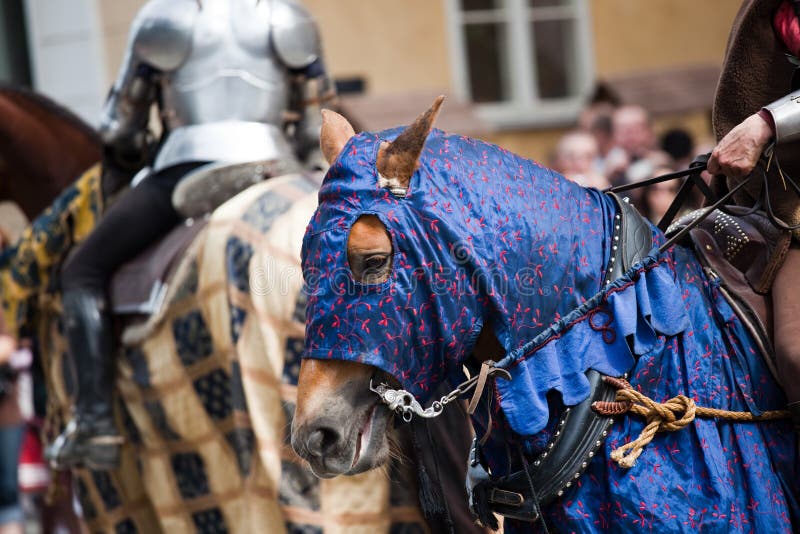 Medieval horse stock photo. Image of steel, horse, antiques - 9972556