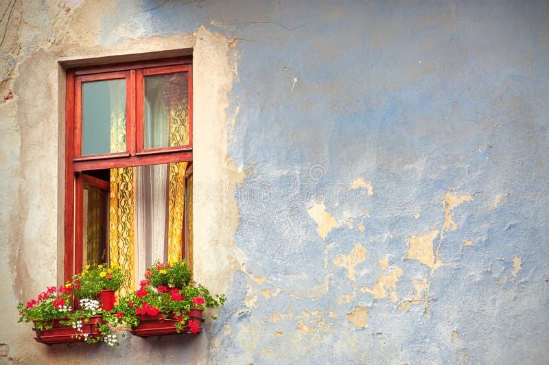 Medieval House Window stock image. Image of exterior - 53552799