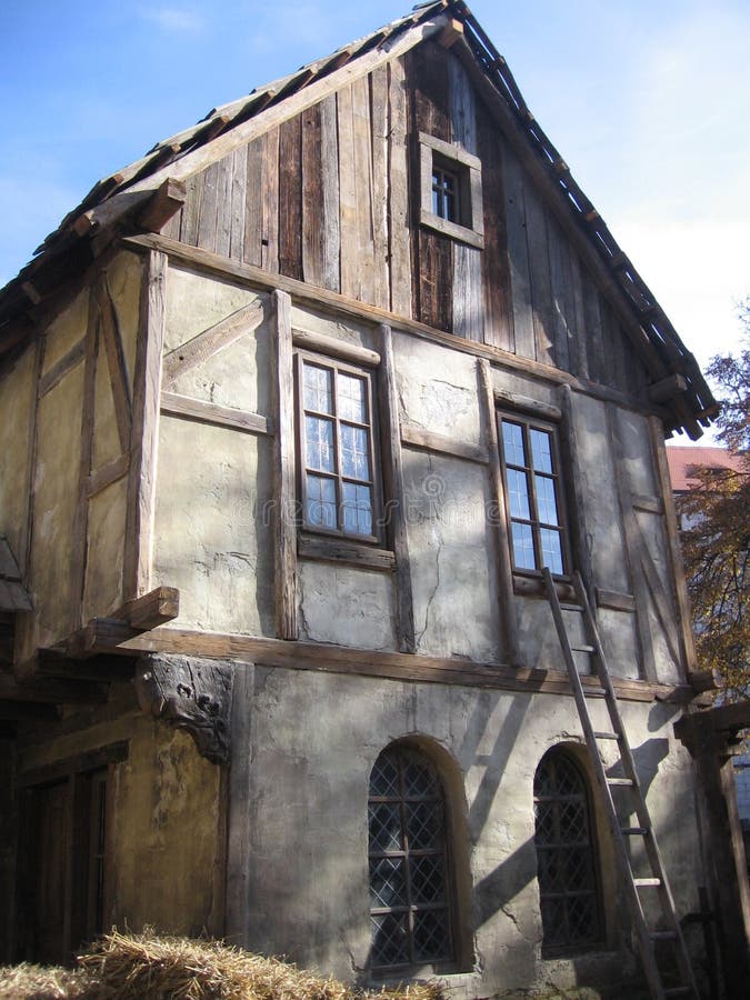 Medieval Hut stock photo. Image of czech, house, european - 9509356